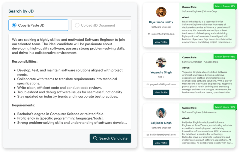 AI powered Resume Matcher | AI technology | CV Matching Service